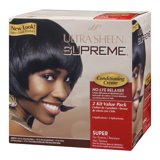 Ultra Sheen Supreme No-Lye Conditioning Creme Super Relaxer Kits, 2 ...