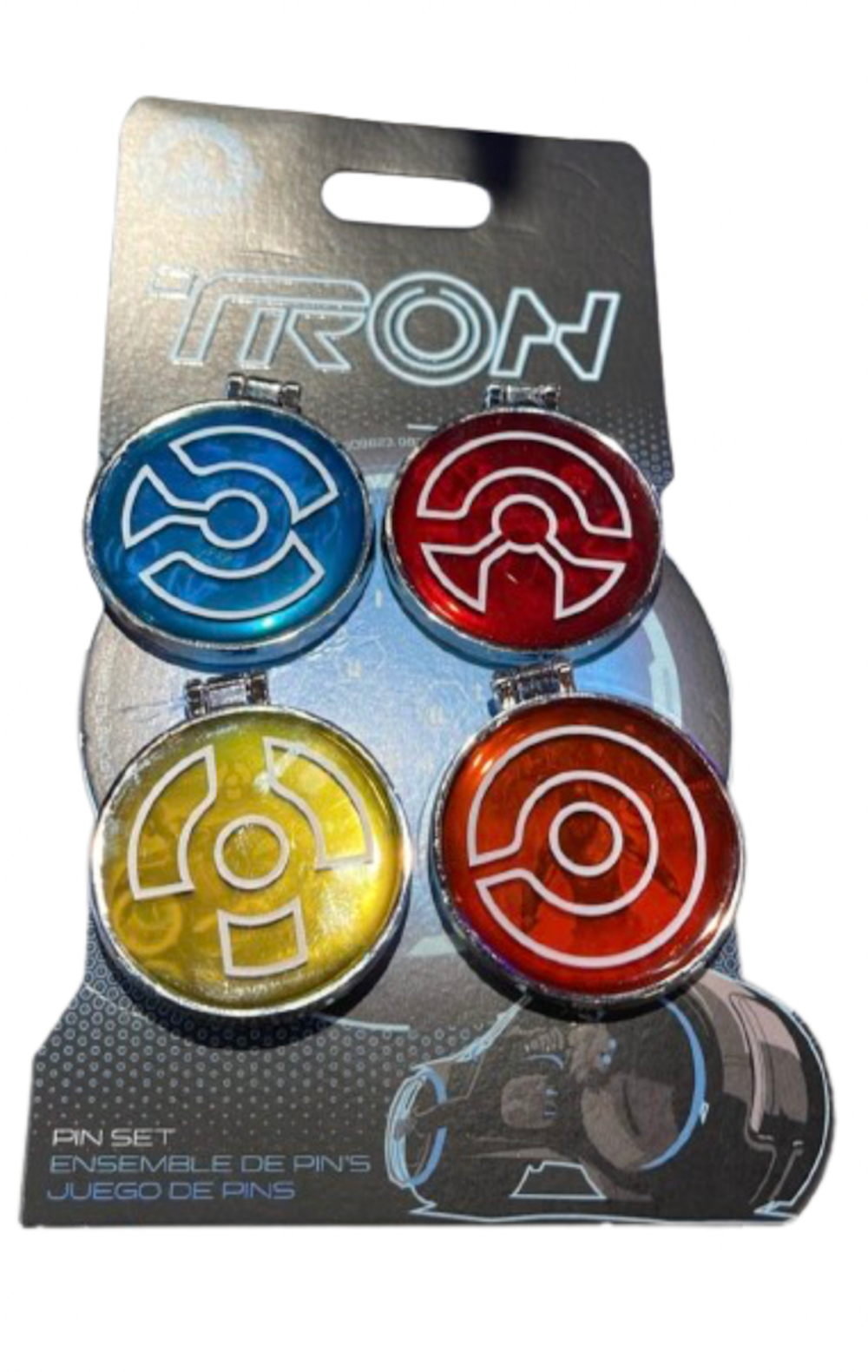 Disney Parks 2023 Tron Lightcycle Run Booster Pin Set of 4 New with ...