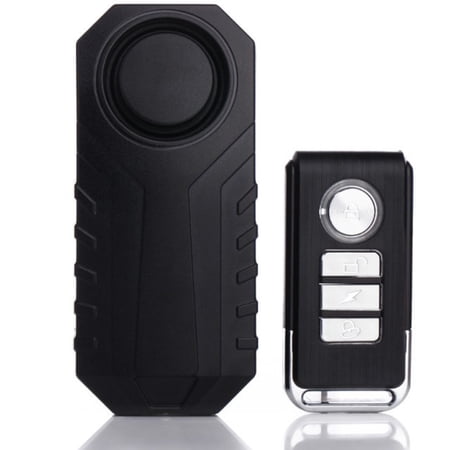 SICED Wireless Remote Control Vibration Alarm Free Installation Bicycle ...