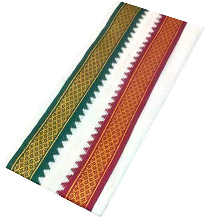 Stylesindia Men's Cotton Angavastram Stoles with Thalapathi Style ...