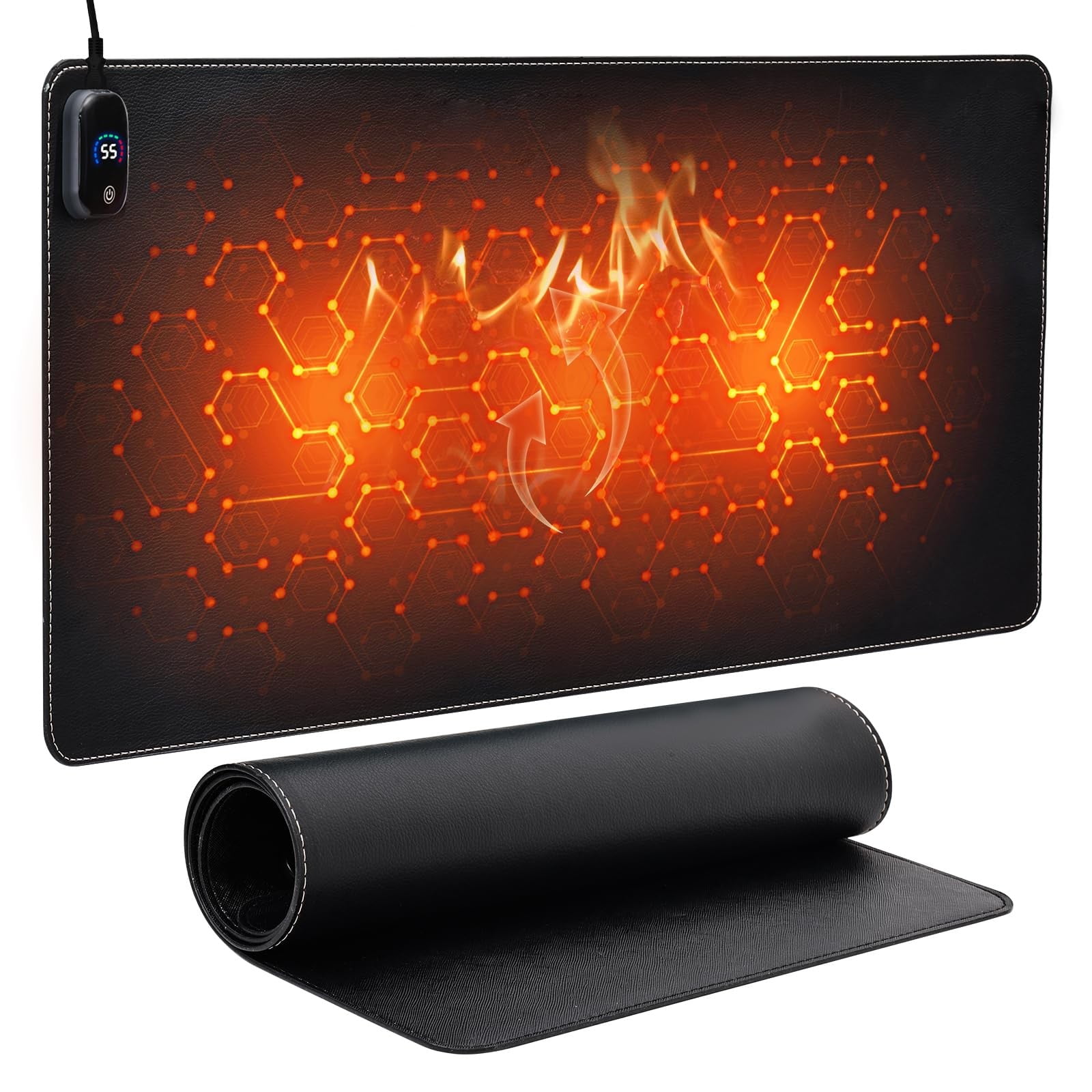 Click here for Unbranded Heated Mouse Pad warm Desk Pad With 3 31... prices