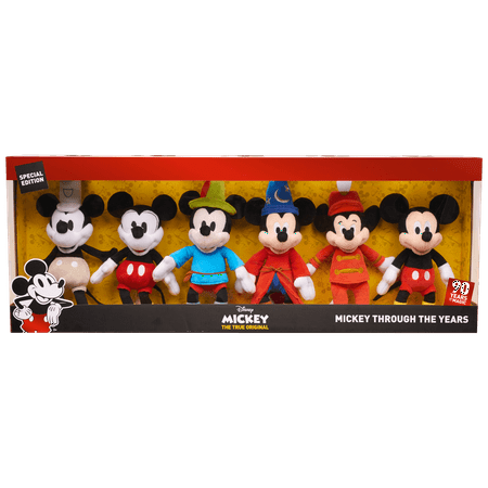 Mickey Mouse 90th Anniversary Through the Years Bean Plush Collector ...
