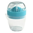Manual Citrus Juicer With Pour Spout Lemon Orange Hand Press Fruit Blue ...