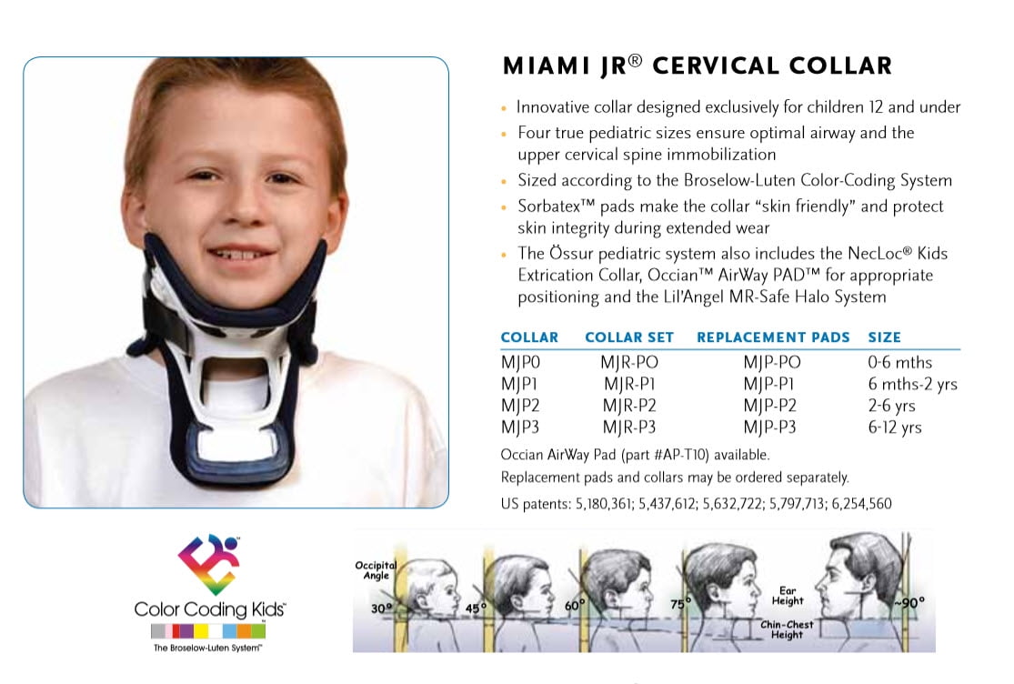Buy Ossur Miami J Jr. Cervical Neck Collar Brace | Pediatric Neck Brace Online at Lowest Price ...