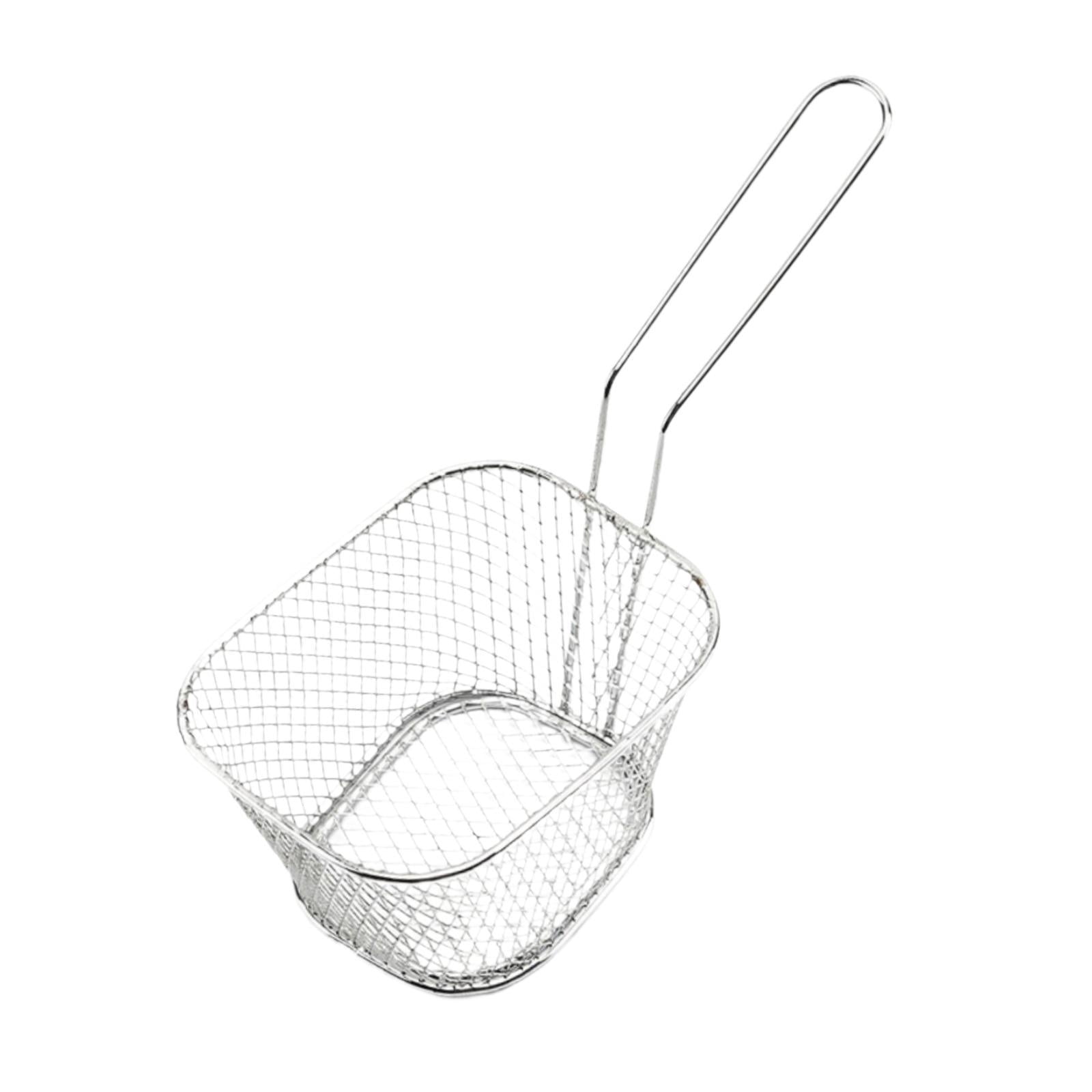 Shangren Deep Fry Basket Iron Frying Serving Basket for Chicken Wing ...