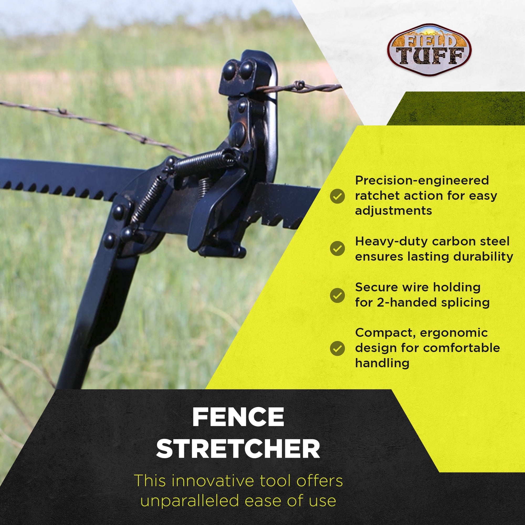 Wire Stretcher Heavy-Duty Galvanized – 6m Chain Link Fence Tool For ...