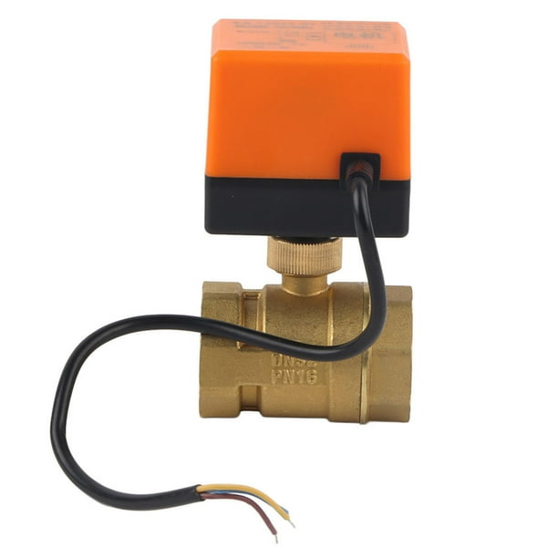 2-Way Motorized Ball Valve, Quick Disassembly Ball Valve, 3-Wire 2 ...