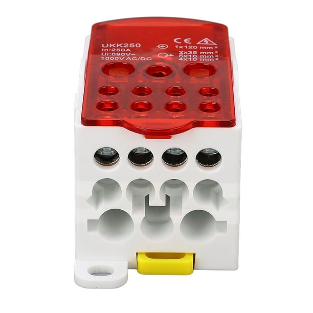 Terminal Block Junction Box 690V 160A Terminal Block Distribution Box Splicing DIN Rail Terminal ...