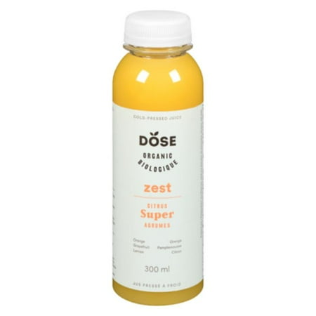Dose - Organic Zest Juice (Orange Grapefruit Lemon), 300ml - Walmart.ca