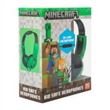 Minecraft Kid-Safe Wired Headphones With Microphone - Walmart.com