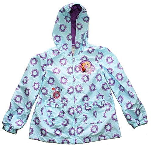 Disney Little Girls' Frozen Lightweight Windbreaker Jacket, 2t-6x (5/6 ...