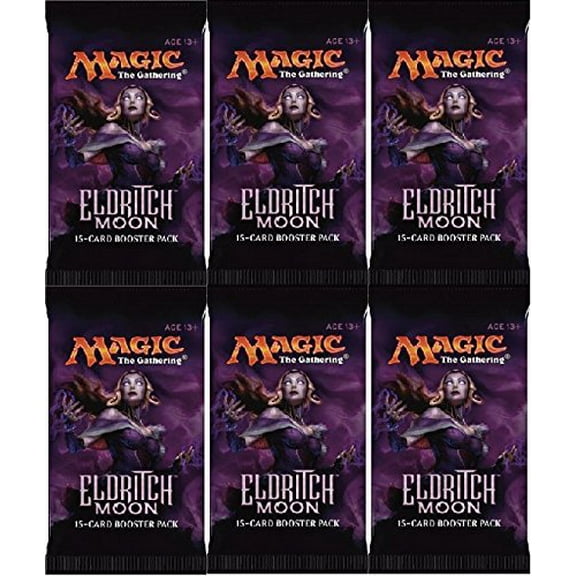 Magic: The Gathering 6 (Six) Packs MTG: Eldritch Moon Booster Packs ...