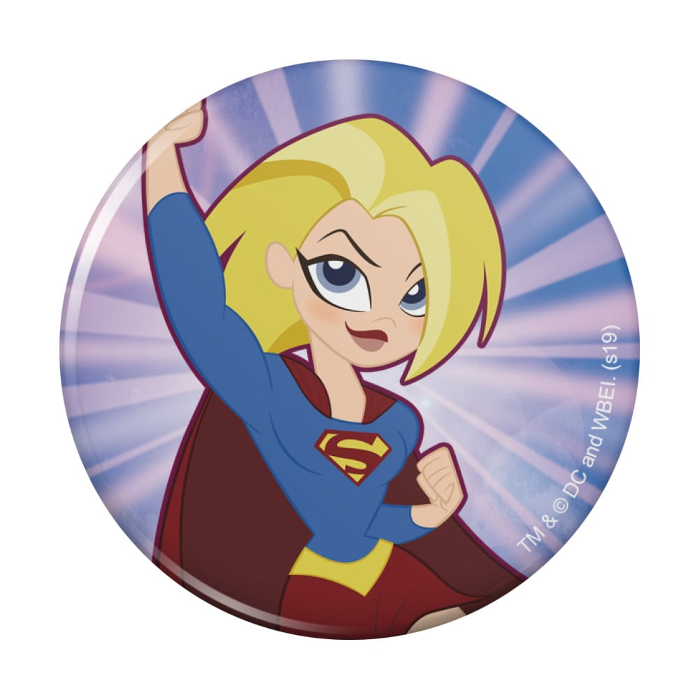 DC Super Hero Girls Supergirl Pinback Button Pin - Walmart.com