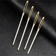 4 Pieces Blunt Needles Steel Large-Eye,Eye Sewing Needles,Yarn Knitting ...