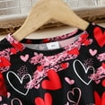 Girls Dresses Lover Themed Letter Print Tulle Dress Valentines Day Baby ...