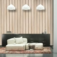 Wood Panel Sticker, 15.7''x118'' Modern Self Adhesive Removable Wall ...