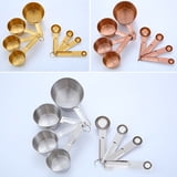 CSCHome Stainless Steel Measuring Cups,Measuring Cup Spoon Set,Kitchen ...