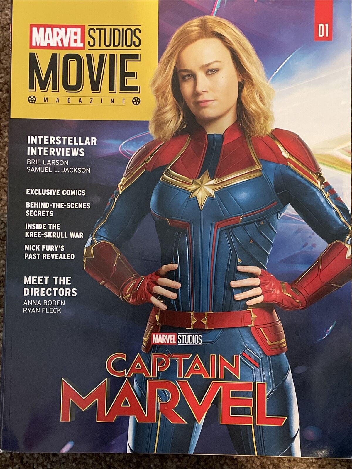 Marvel Studios Captain Marvel Magazine 01 - Walmart.com