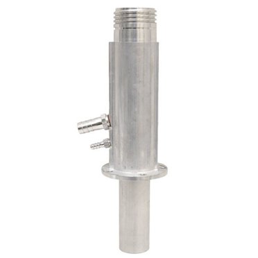 Tracker Boat Fuel Filler Tube 190046 | 14 7/8 Inch Aluminum - Walmart.com