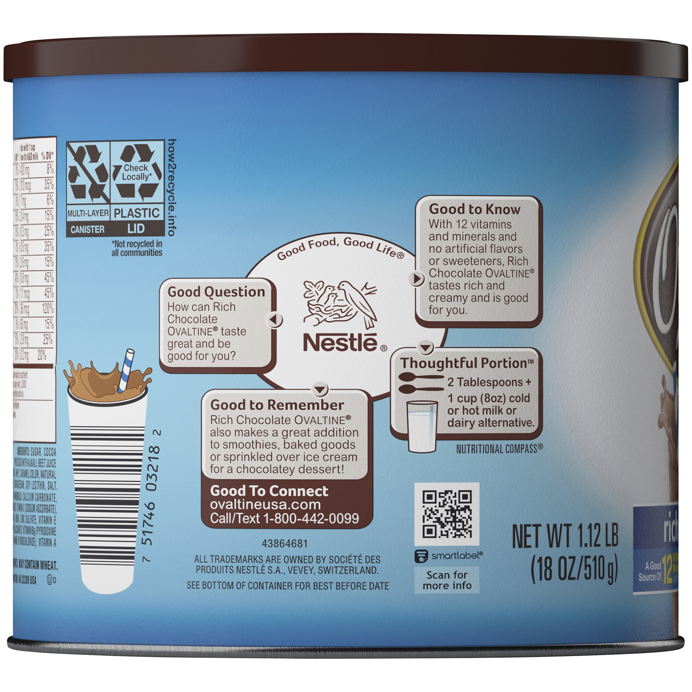 Ovaltine Rich Chocolate Nutrition Facts | Besto Blog