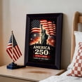 Affixzi Vintage America 250 Print, Patriotic Wall Art, American Flag ...