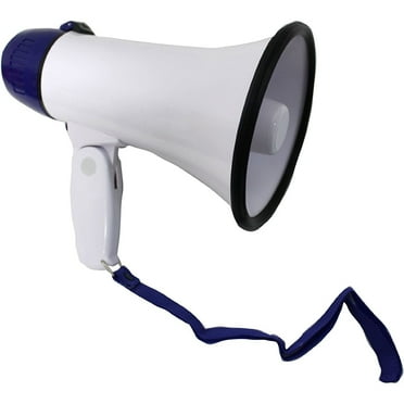 Handheld Small Personal Megaphone with Siren and Strap - Walmart.com
