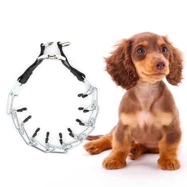 PATPET Soft Silicone Pull Prong Collar, Adjustable Dog Training Gear ...