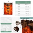 Abstract Floating Rocks Tie Up Curtains for Window, Thermal Insulated ...