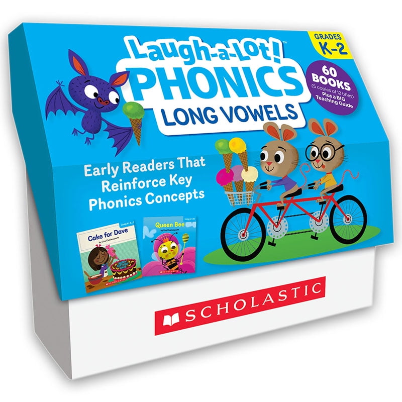 Laugh-A-Lot Phonics: Long Vowels (Classroom Set) - Walmart.com