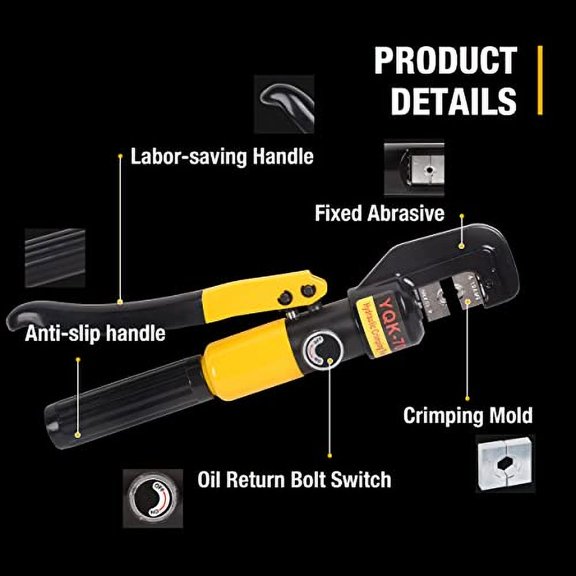 Jonard UC-8039 Angled Head Universal Crimper With Fiber Optic Die ...