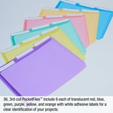 Ultimate Office PocketFile™ Clear Poly Document Folder Project Pockets ...