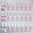 3 Styles Short Tips Kit - 720 count Half Matte Coffin, Almond, Square ...