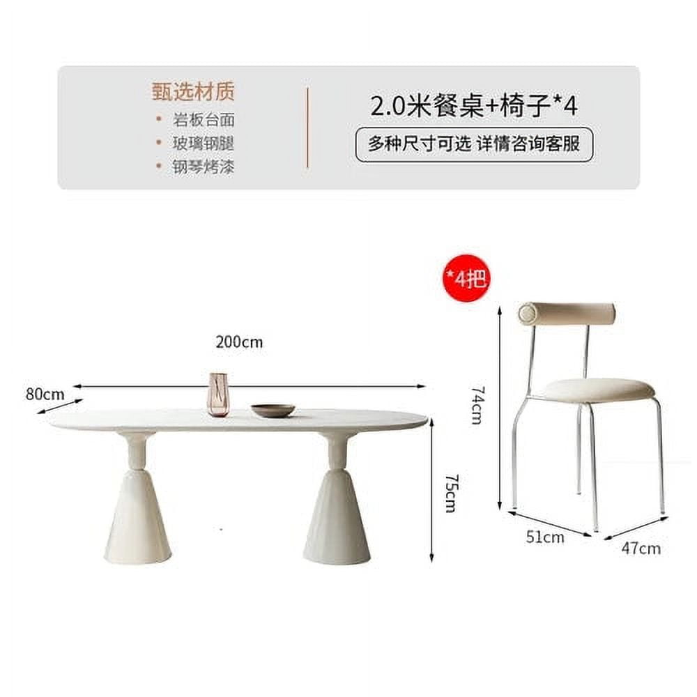 modern white dining table set with chair simple design dining table set for 6 japanese kitchen ...