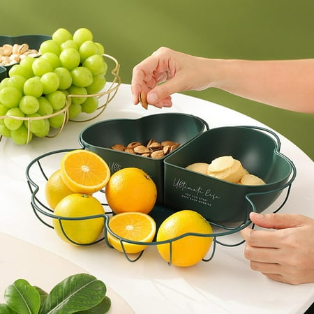 Decorative Fruit Bowl Modern Table Centerpiece for Countertop Snacks ...