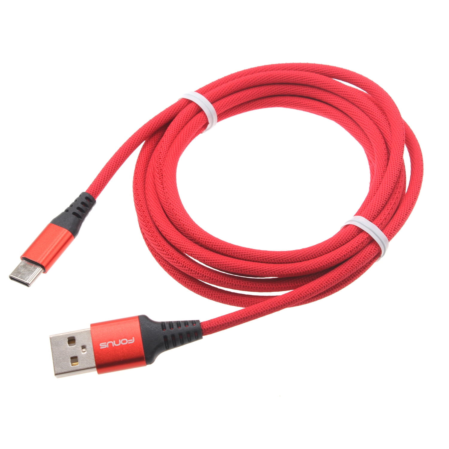Type-C Red 6ft USB-C Cable for Galaxy S20 S21 Ultra/Plus S20 Fan ...