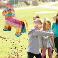 "JBee Ctrl Rainbow Donkey Pinata with Bat and Blindfold for Parties (14 ...