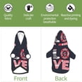 Dog Hoodies Sweatshirts Love Firefighter Small Dogs Puppy Clothes Coat ...