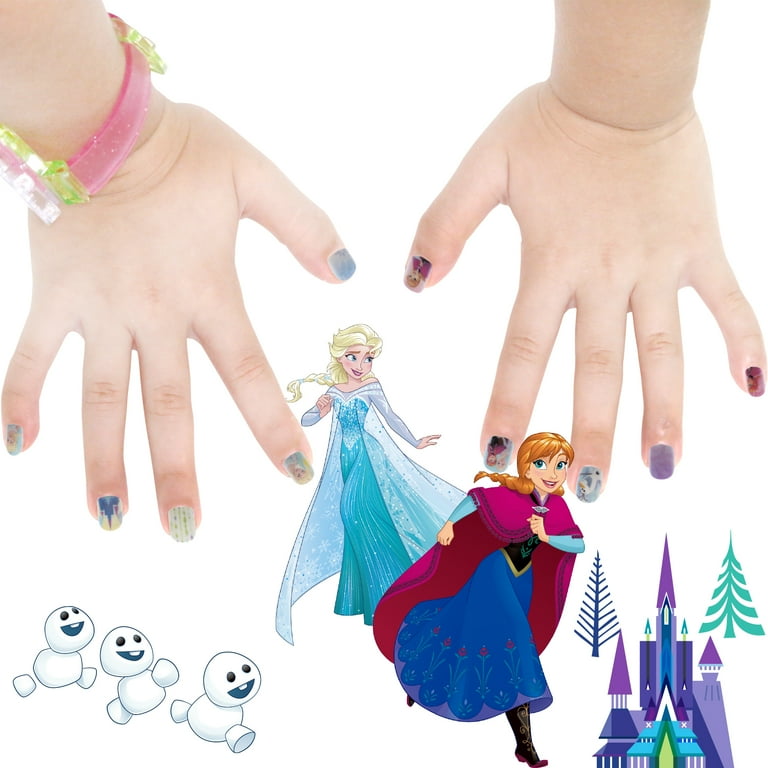 Frozen Nail Designs For Little Girls