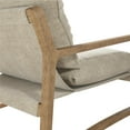 DHP Mira Upholstered Sling Accent Chair, Ivory Linen - Walmart.com