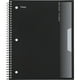 Mead Spiral Notebook, 3 Subject, Wide Ruled, 8 1/2" x 11", Black ...