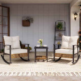 2-Piece Outdoor Loveseat and Coffee Table Conversation Set - Walmart.com