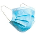 Altor Safety Surgical Mask with No Nose Wire 62222NW, 3-Ply ASTM Level ...