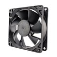 QDJZ DC 12V Black 80mm Square Plastic Cooling Fan for Computer PC Case ...
