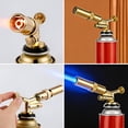 EXLEAF Gas Torch Head Attachment,Refillable Butane Burner with Inverted ...