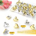 Misright Decorative Steel Push Screws Heart Molded Plan Photo Wall ...