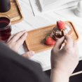 HOMEMAXS Tea Tray BBQ Snack Cake Wooden Tray Japanese Style Household ...