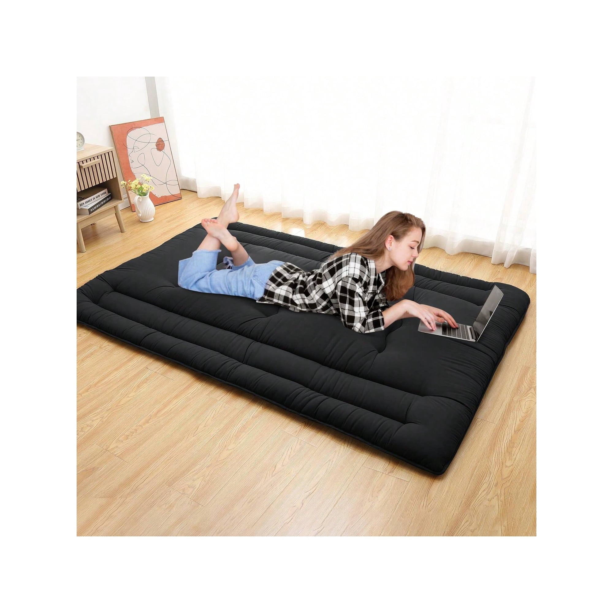 Click here for Eastvita Full-Size Futon Mattress Foldable/Roll-Up... prices