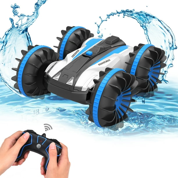 Remote Control Car 4WD - Amphibious RC Car 2.4GHz Double Sided 360 ...