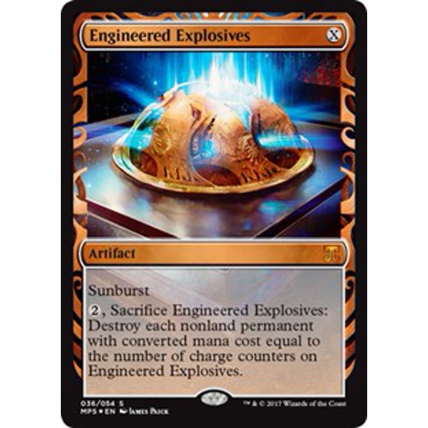 MtG Masterpiece Engineered Explosives [Kaladesh Invention] - Walmart ...
