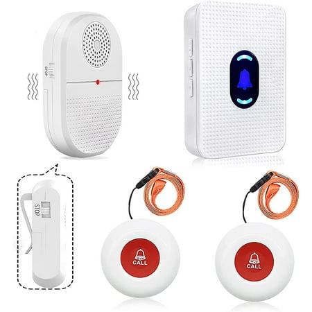 Daytech Caregiver Pager Call Button Alert System with Vibration ...